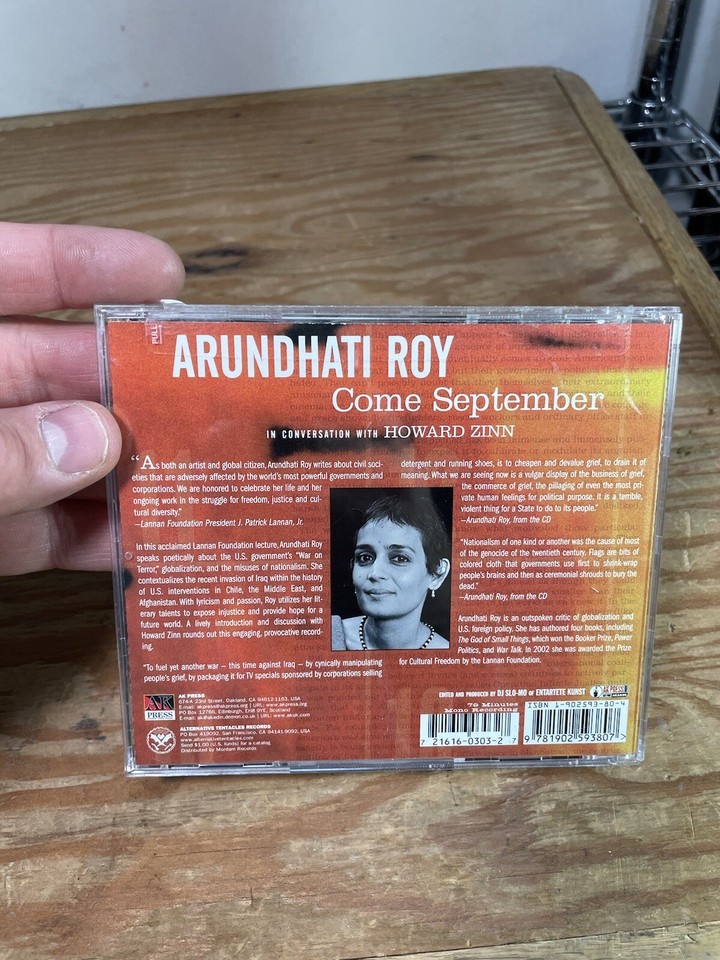 Arundhati Roy Come September Cd | eBay