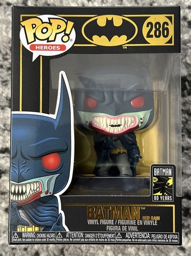 Funko Pop! Heroes: Batman (Red Rain) #286 (80 years of Batman Exclusive ...