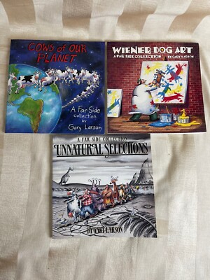 Gary Larson Far Side Collection Three Books Comics Humor Funny Farside ...