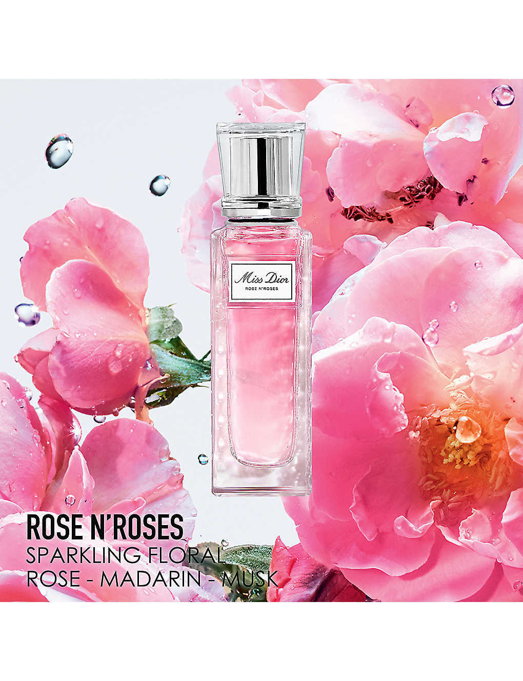 MISS DIOR ROSE N'ROSES EDT 20 ml *Sealed* Roller-pearl Roll-on ...