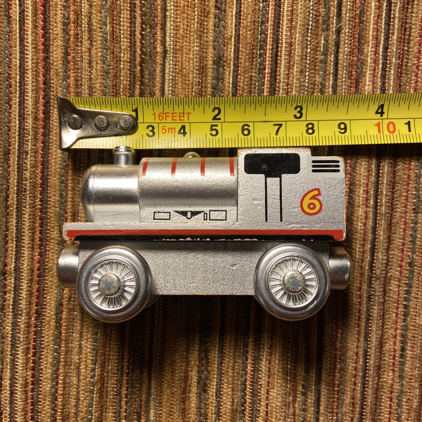 Thomas the Train & Friends of 6 SILVER PERCY Tank Engine Wooden Trains ...