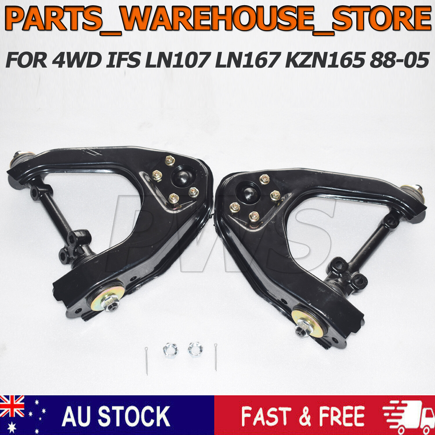 Front Upper Control Arm For Toyota Hilux 4WD IFS Ute w/ Ball Joint Bush ...