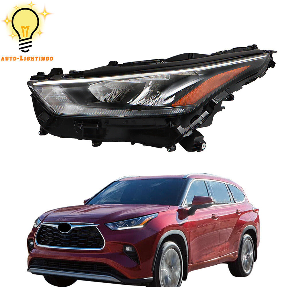 For 2020-2022 Toyota Highlander LE Left Side LED Headlight Headlamps ...