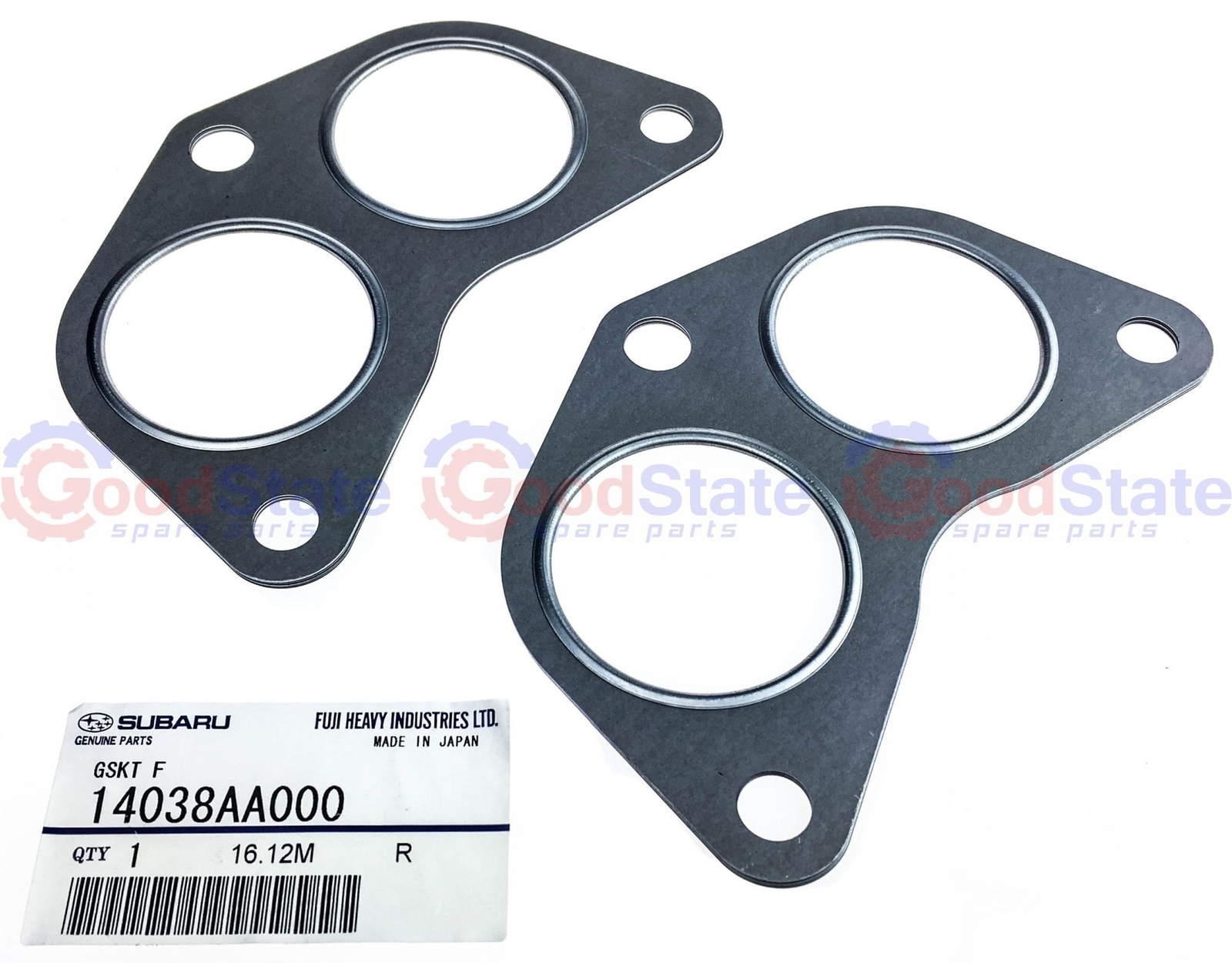 GENUINE Subaru EXHAUST MANIFOLD HEADER TO BLOCK GASKET 14038AA000 Set ...