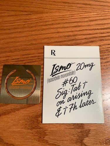 Drug Rep Ismo Rx Magnet and metal clip pharmaceutical | eBay