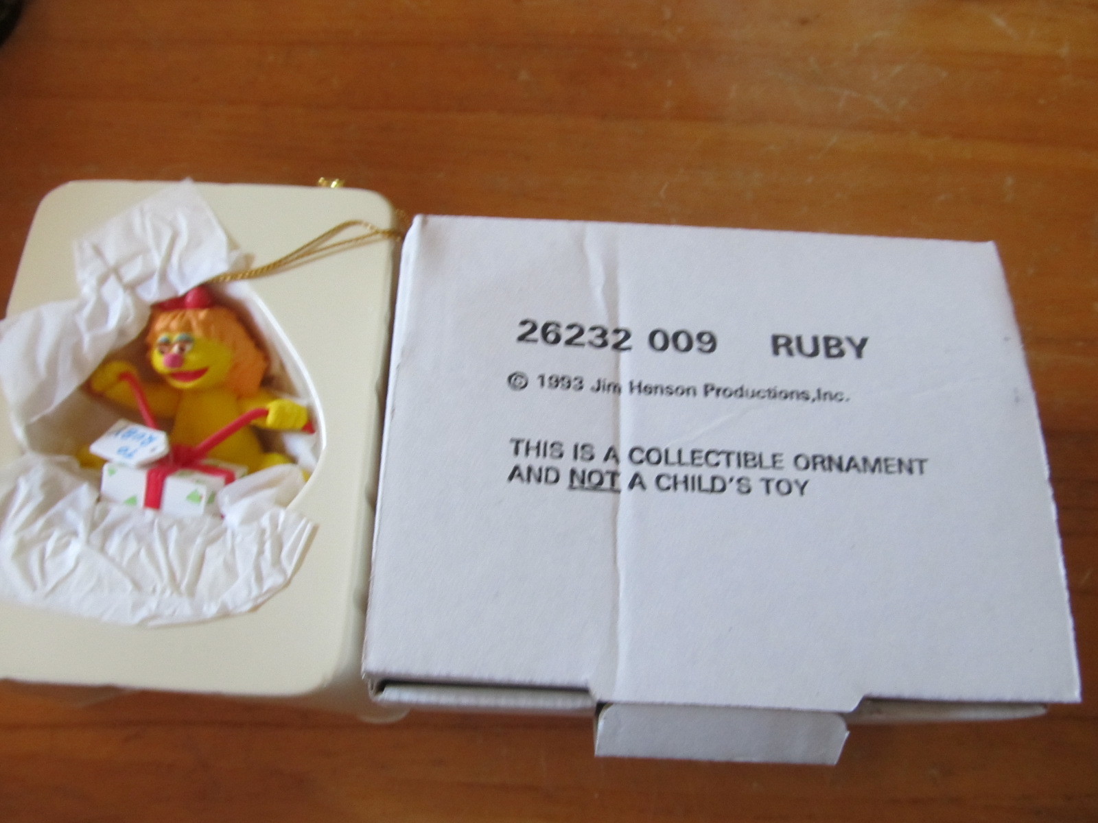 Grolier Muppets/Sesame Street Christmas Ornament Ruby IN BOX | eBay