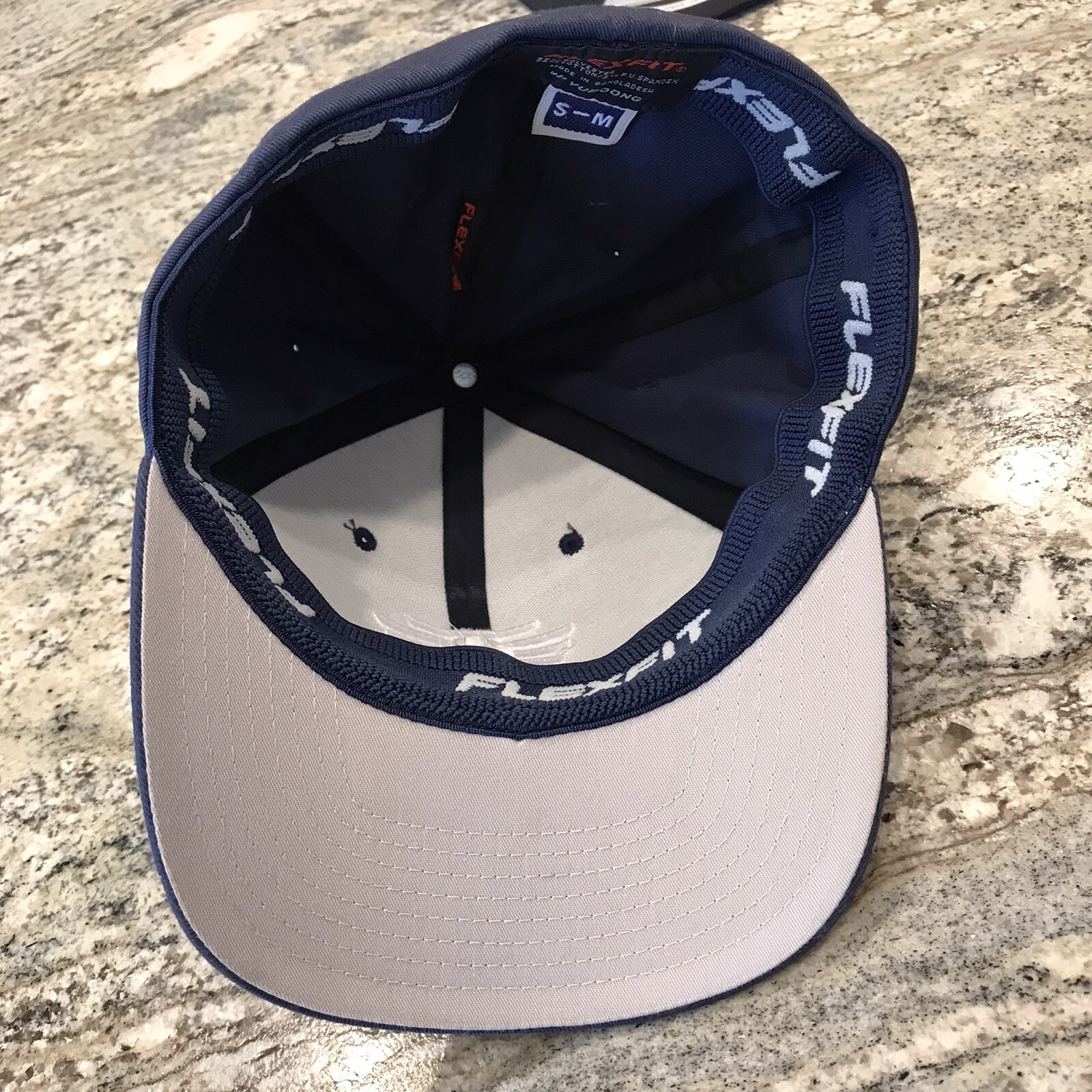 TH Tim Hawkins Mens Navy flex fit Hat Size Small Medi… - Gem