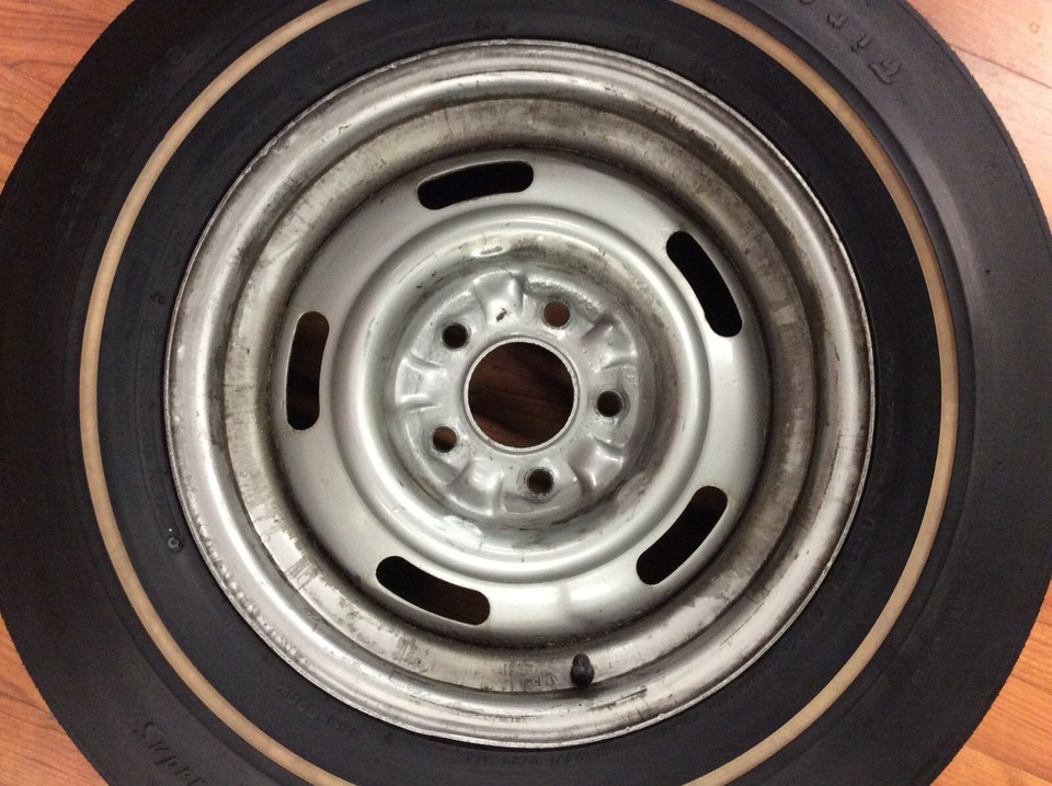 70 71 72 Chevy Monte Carlo 15X7 Rally Wheel Rim & G70-15 Firestone Tire ...