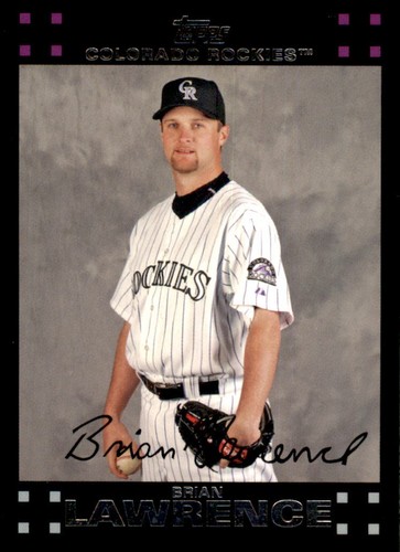 2007 Topps Red Back #477 Brian Lawrence Colorado Rockies | eBay