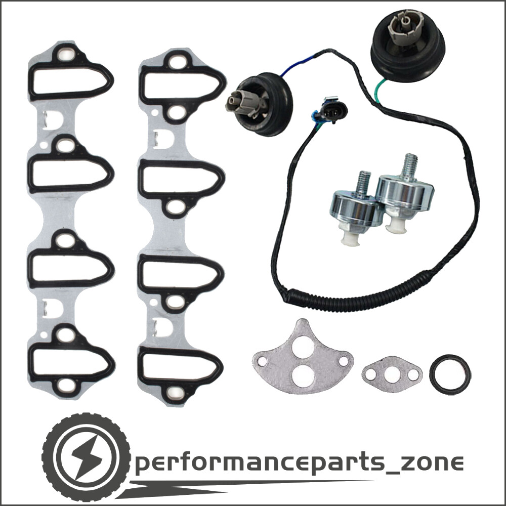 Knock Sensor With Harness Intake Manifold Gasket Kit Set For Chevrolet ...