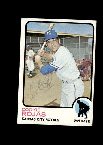Cookie Rojas 1973 Topps Royals authentic autographed card | eBay
