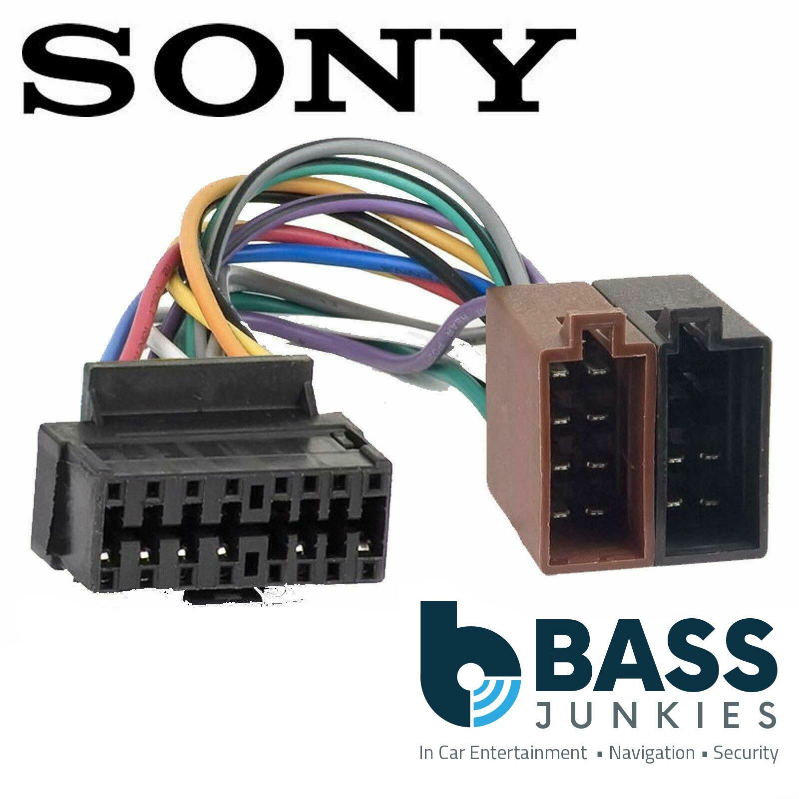 SONY CDX-GT929 Car Radio Stereo 16 Pin Wiring Harness Loom ISO Lead ...