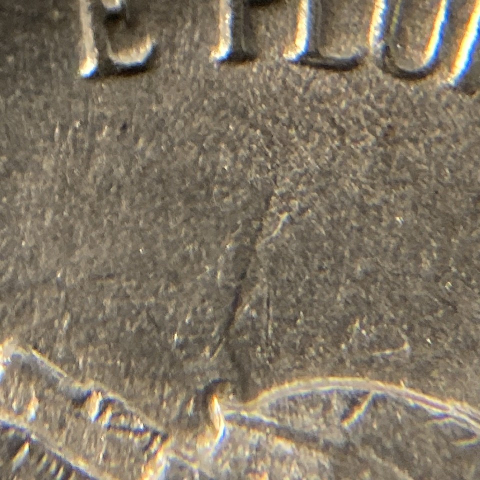 1982 P Jefferson Nickel Major Die Clash Rare Error Coin Collectible | eBay