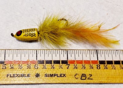 Vintage Wooden Fly Rod POPPER Topwater Fishing Lure | eBay