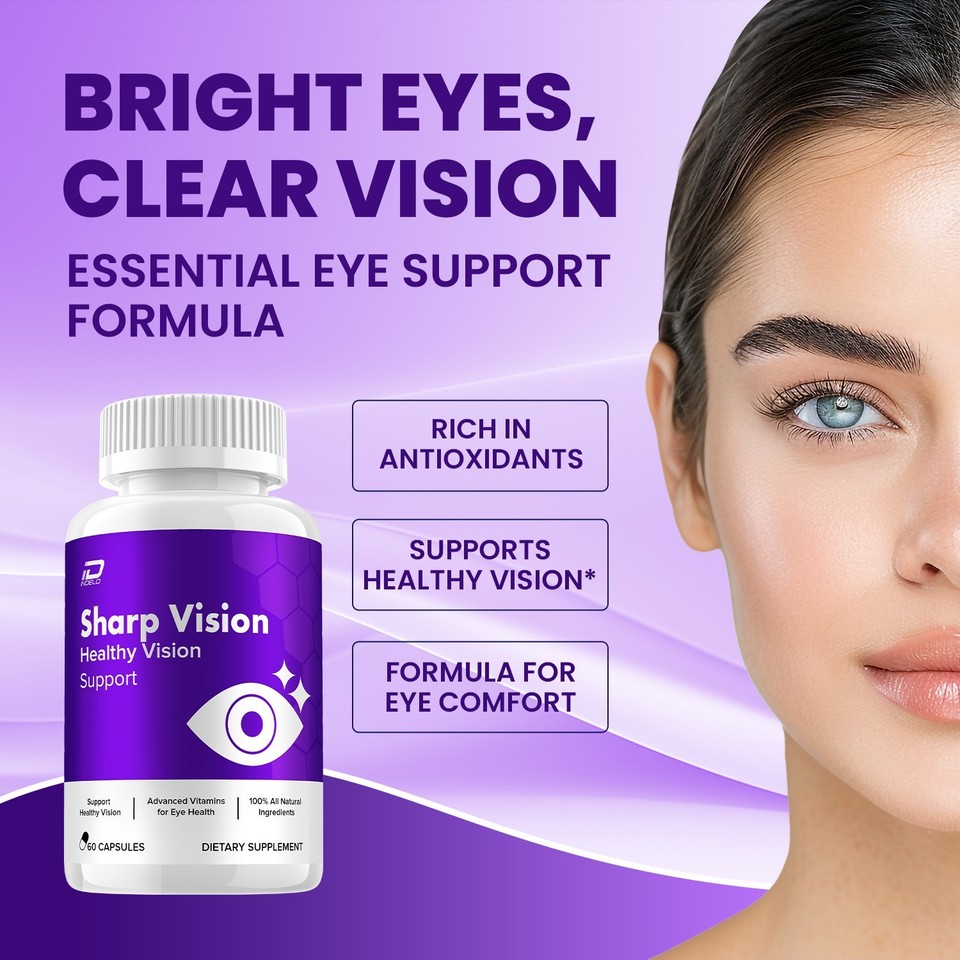 (1 Pack) Sharp Vision Eye Support Supplement – SharpVision Capsules Eye ...