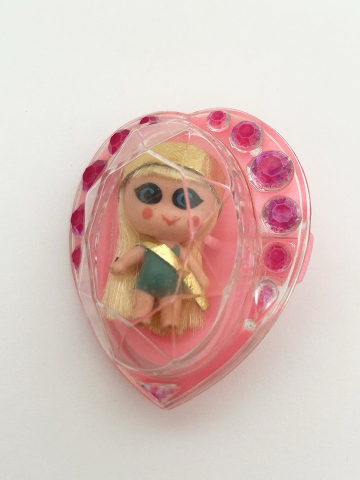 Liddle Kiddles Jewelry Heart Locket Pin Tiny Doll Mattel | eBay