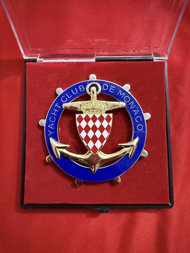 Original YCM Yacht Club De Monaco Badge Emblem Logo Badge Plate Grille ...