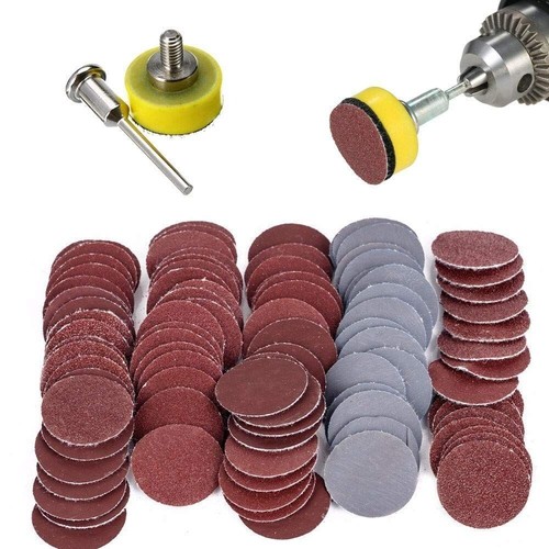 100pcs Polishing Sanding Disc Pads for Rotary Tool Sandpapers ...