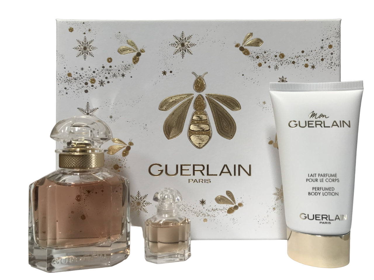Mon Guerlain Gift Set 50mLEDP 5 ml EDP Mini 75mL Lotion for Women for ...