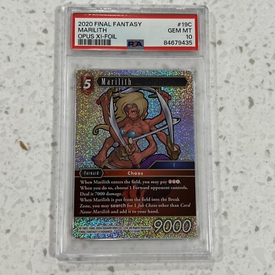 2020 Final Fantasy Marilith #19C Opus XI Foil PSA 10 | eBay