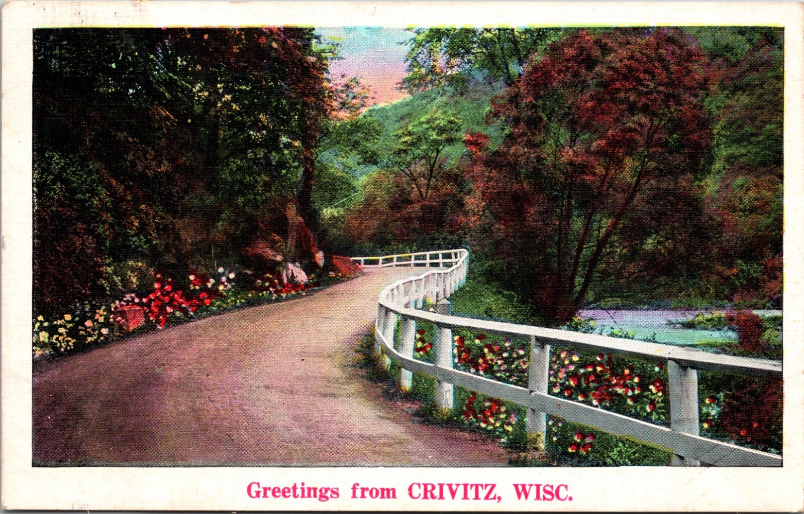 Postcard WI Crivitz Wisconsin -GREETINGS FROM CRIVITZ WISCONSIN | eBay