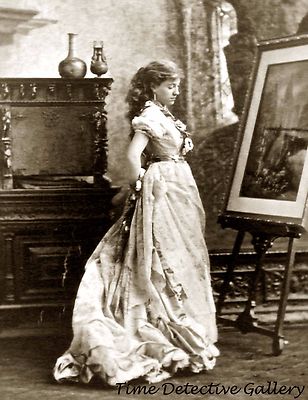 Woman Contemplating a Painting - Historic Photo Print | eBay