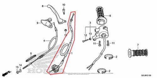 NEW OEM HONDA CRF50 CRF 50 THROTTLE CABLE | eBay