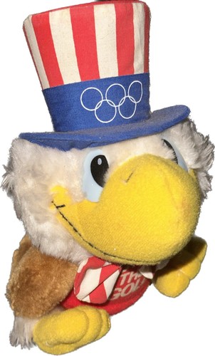 Vintage Applause 1980 Uncle Sam Bald Eagle Olympics Stuffed Animal ...
