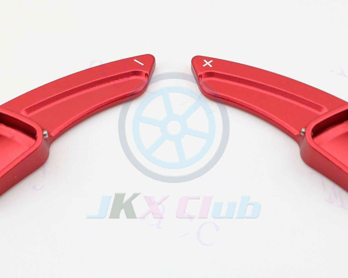 Red Car Shifter Accessories Steer Wheel Paddle Shift Lever x For Mazda ...