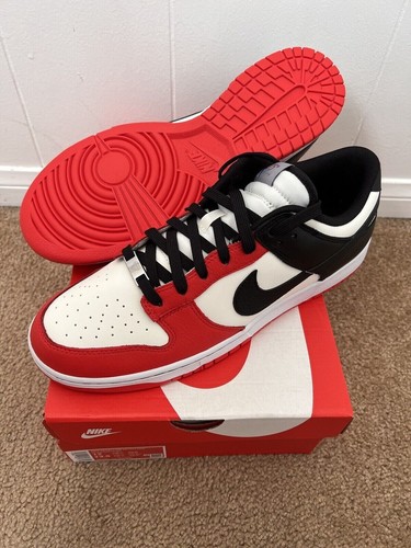 Nike Dunk Low NBA 75th Chicago Size 12 union panda SB slide samba unc ...
