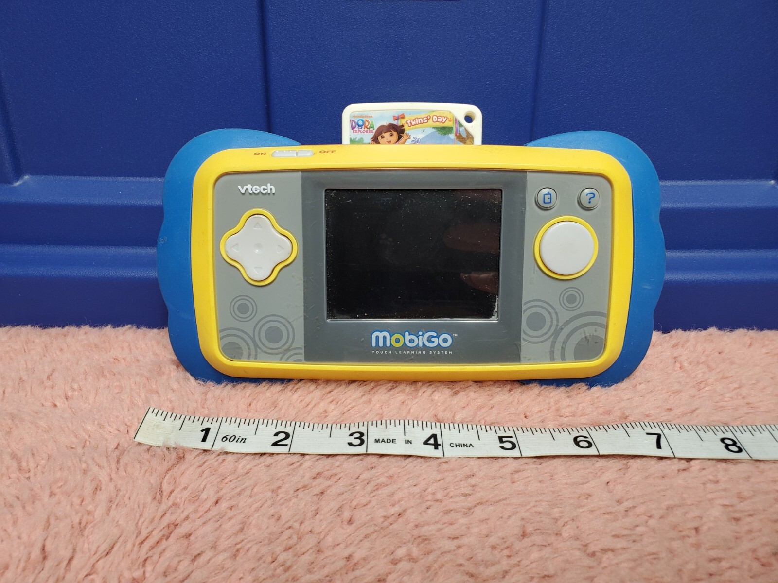VTech: MobiGo Touch Learning System Handheld w/ Dora Twins Day Game ...