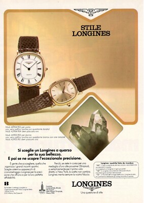 Longines Quartz Official Olympic Watch Advertisement 1 Page 1980 ...