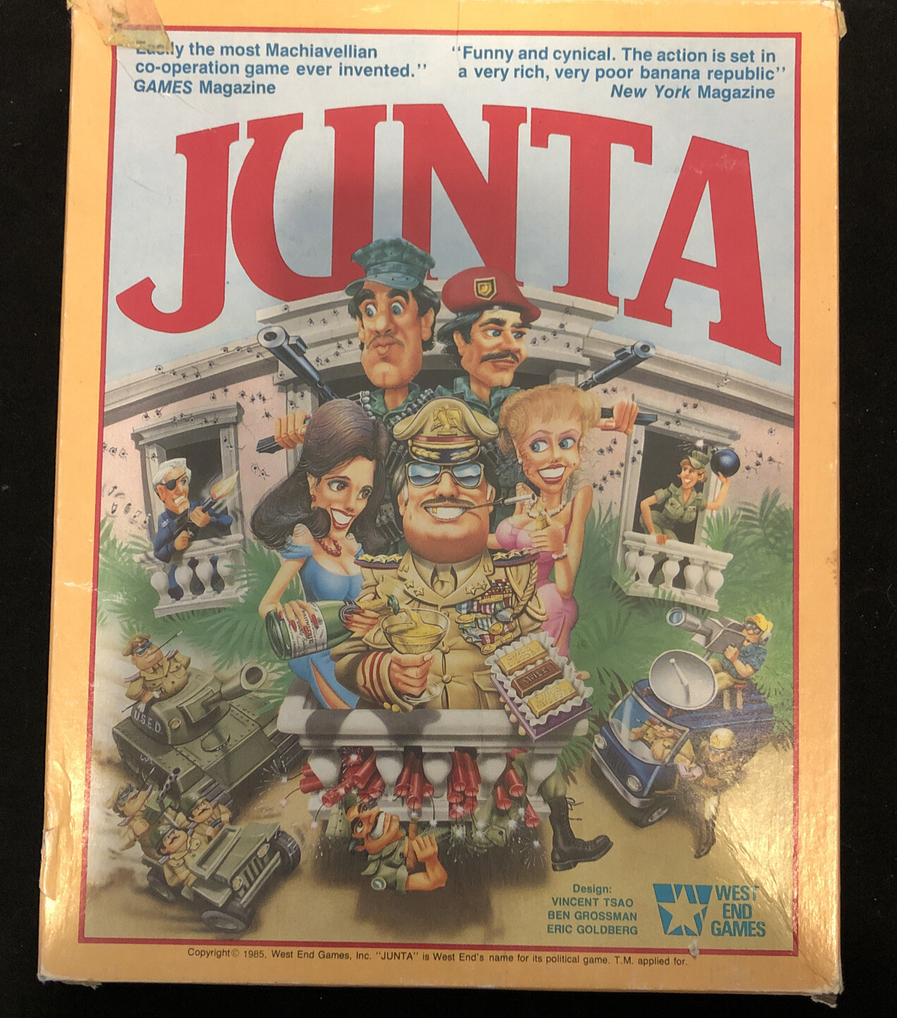 Junta Board Game West End Games 1985 2nd Edition for sale online | eBay