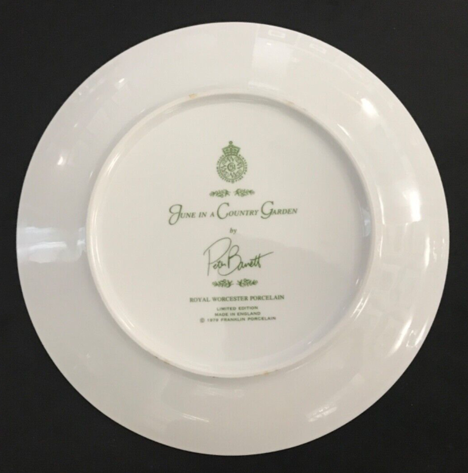 Royal Worcester Peter Banett~Franklin Porcelain~June In A Country ...