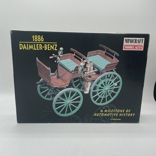 1886 Daimler-Benz Motor Wagon Minicraft Model Kit #11205 1:16 Scale | eBay