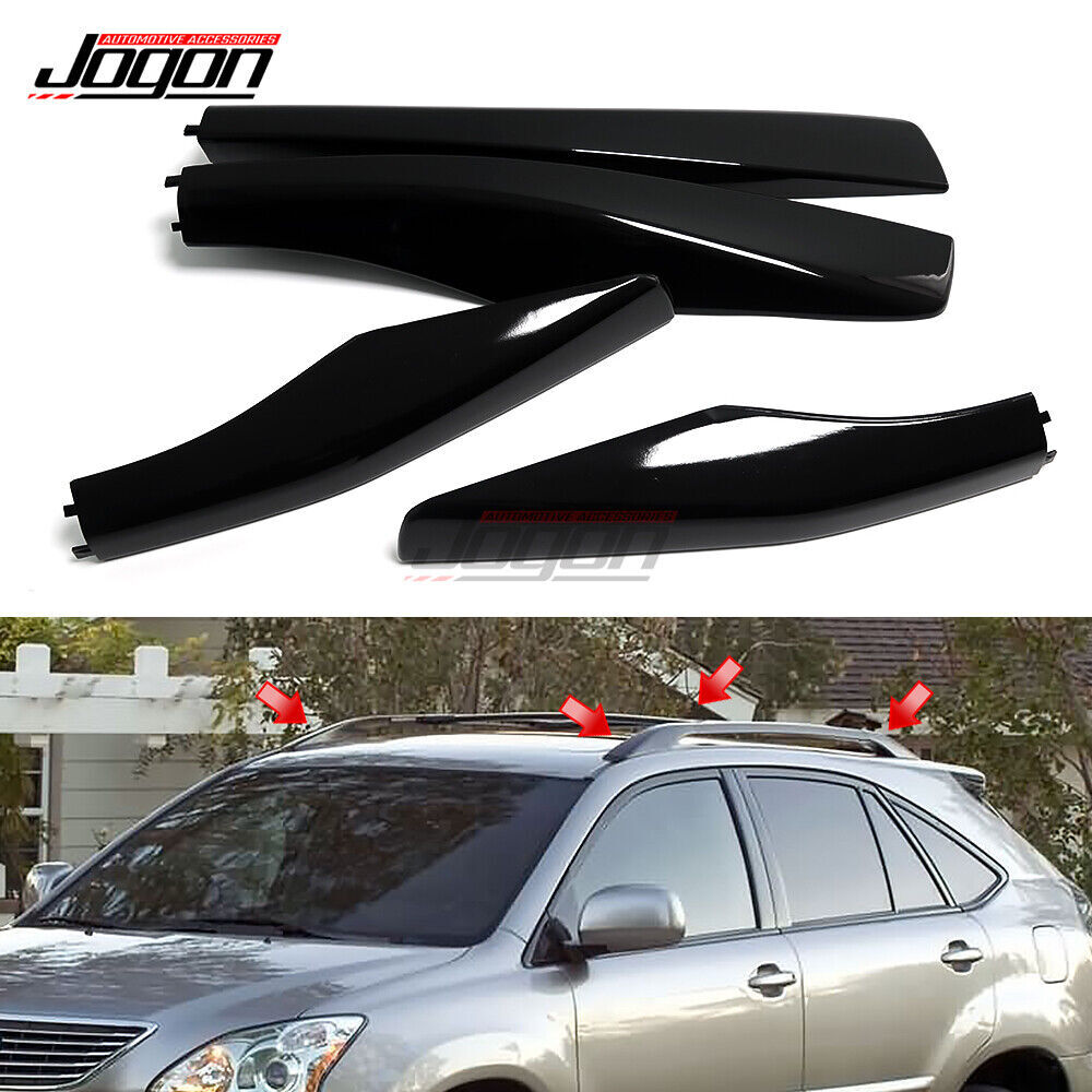 For Lexus RX300 RX350 RX400h 2004-2009 4Pcs Roof Rack Rail End Cover ...