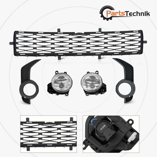 Bumper Lower Grille & Fog Lights For Toyota 4Runner TRD/SR5 2014-2019 ...