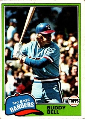 Buddy Bell 1981 Topps #475 Texas Rangers | eBay