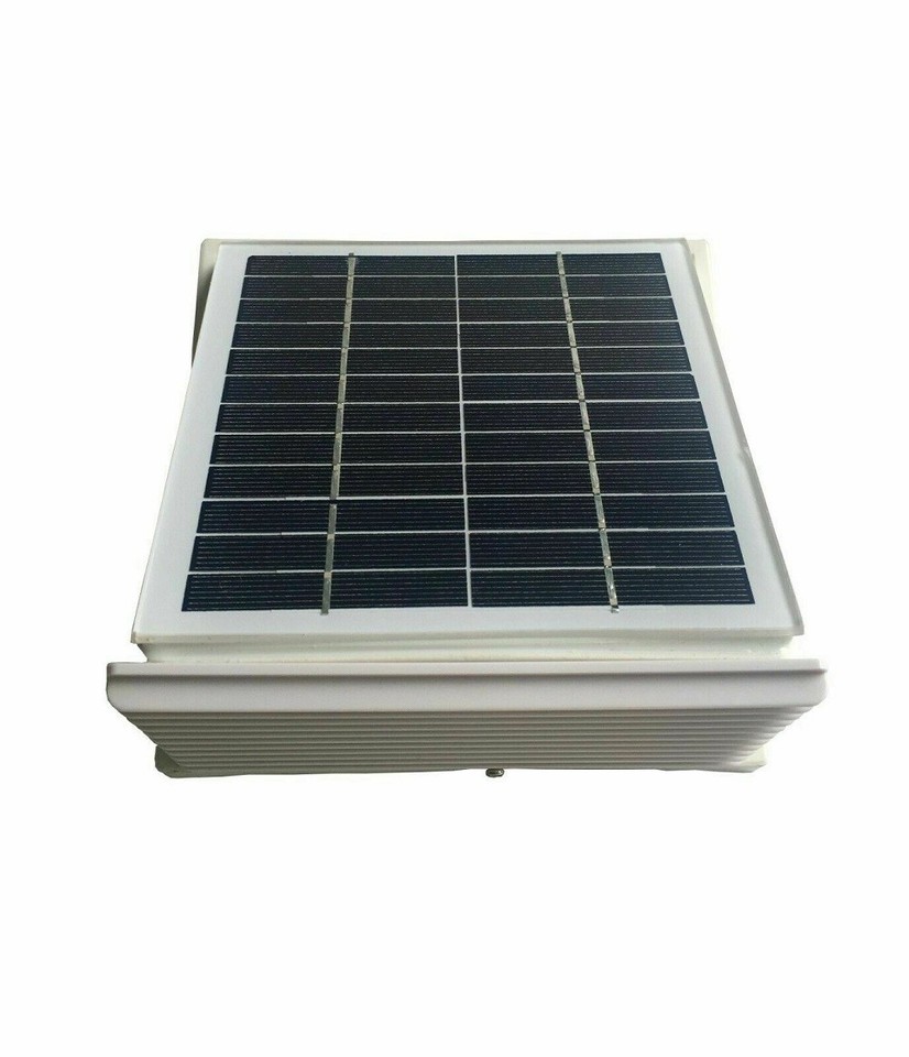 2.5W Solar Wall Fan 68CFM Extractor Ventilator Airduct Diameter 120mm ...