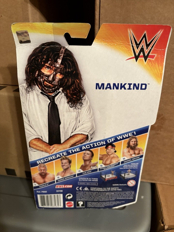 WWE Mattel Basic #3 Mankind Figure, Elite, Ultimate, AEW | eBay