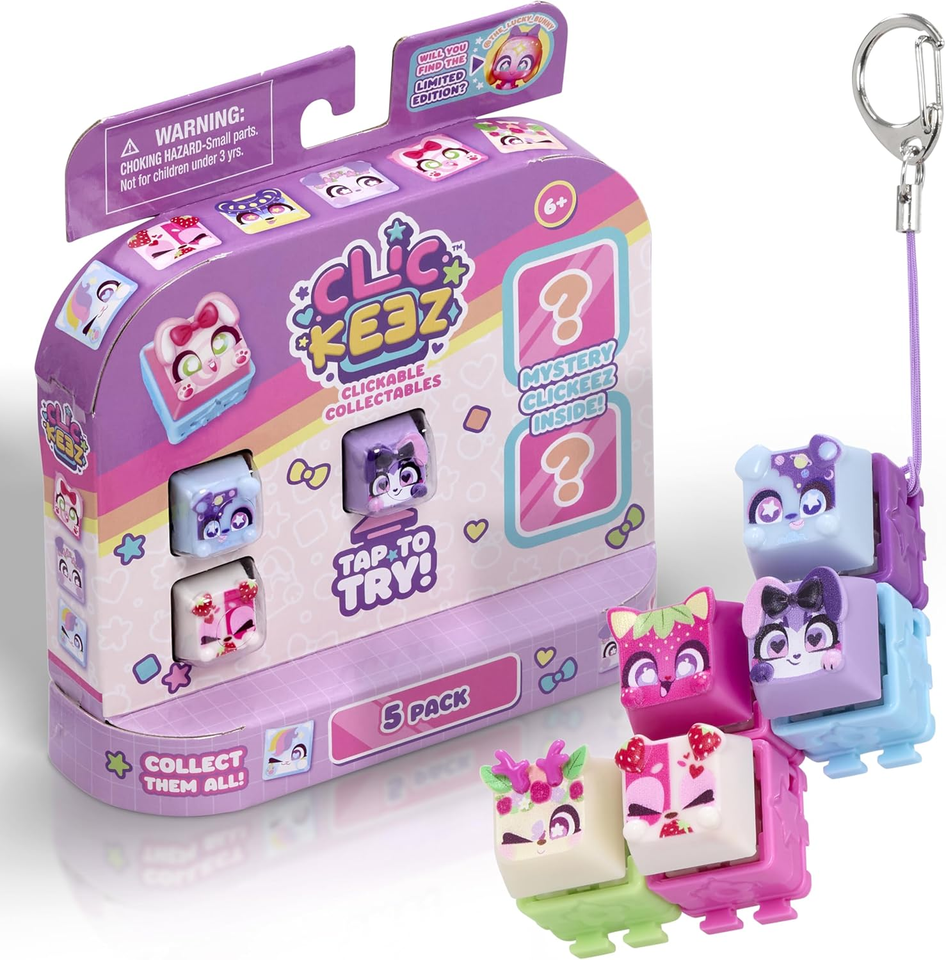 5-Pack | 5 Collectible Character Keyboard Keys Click and Clack | Create ...