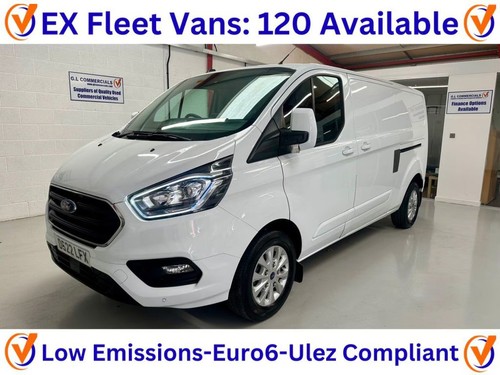 2022 22 FORD TRANSIT CUSTOM 2.0 300 ECOBLUE LIMITED L2 LWB * 18,652 ...