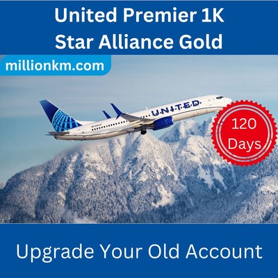 United Airlines Premier 1K Status Upgrade - Elite Benefits for 120 Days ...