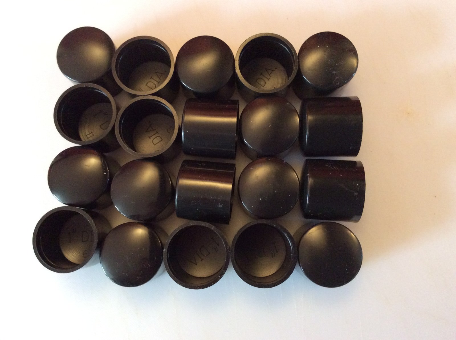 20 off Round Plastic Ferrules or Caps for tube ends | eBay UK