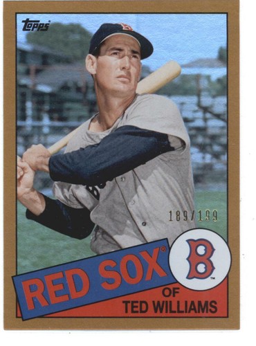2013 Topps Archives Gold #120 Ted Williams Red Sox NM-MT SER/199 | eBay