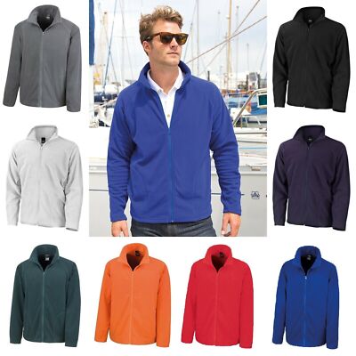 RESULT MICRO FLEECE JACKET Full Zip Outdoor Workwear Women Men Fleece ...