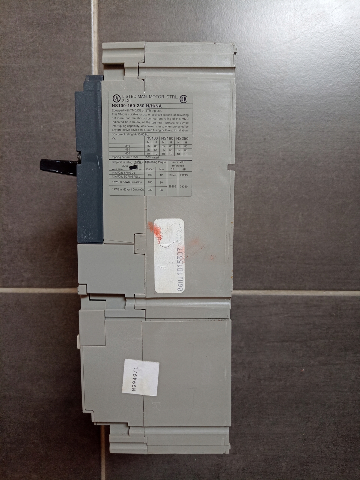 Leistungsschalter NS250N – 250 A 4-polig / W0CH 6525 | eBay.de
