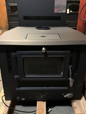 Hitzer 503 Hopper Fed Coal Fireplace Insert- 80,000BTU NEW! | eBay