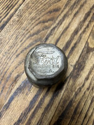 Antique Ford Model T Grease Hub Caps Threaded Dust Cover Screw On ...