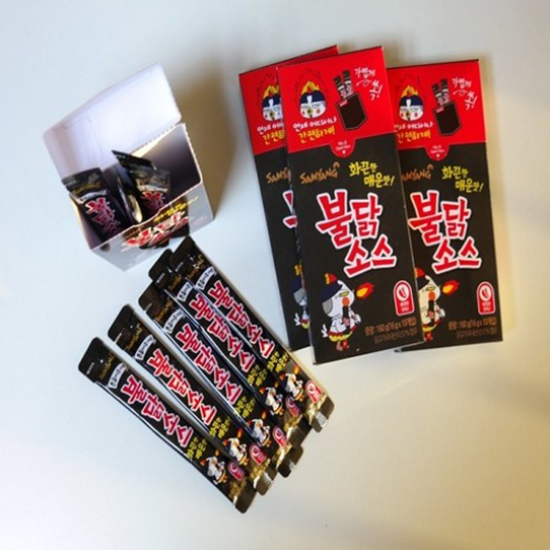 SAMYANG Buldak Sauce Stick 16g x 10ea Hot Spicy Fire Chicken Sauce K ...